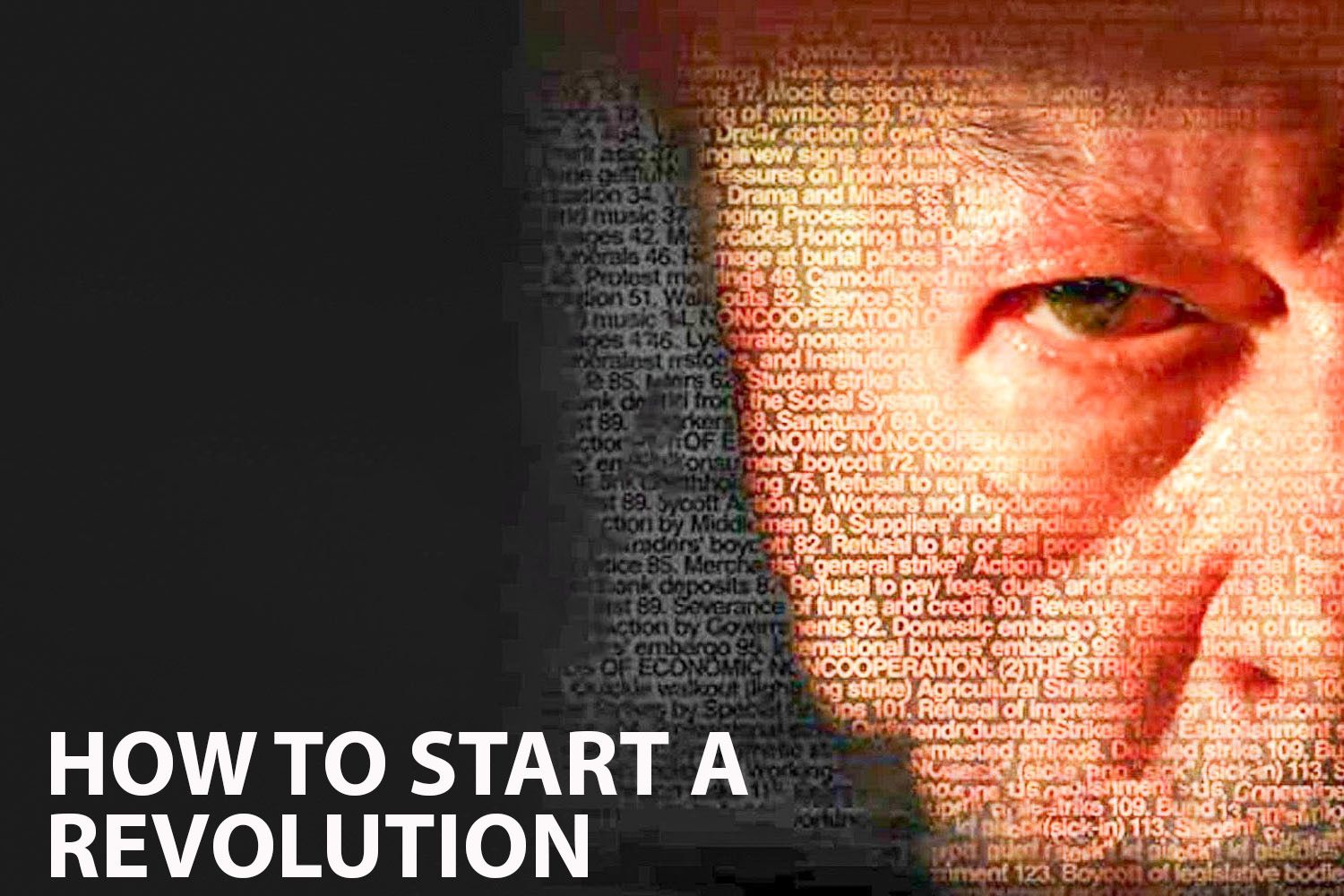 How To Start A Revolution: A Study in Nonviolent Resistance